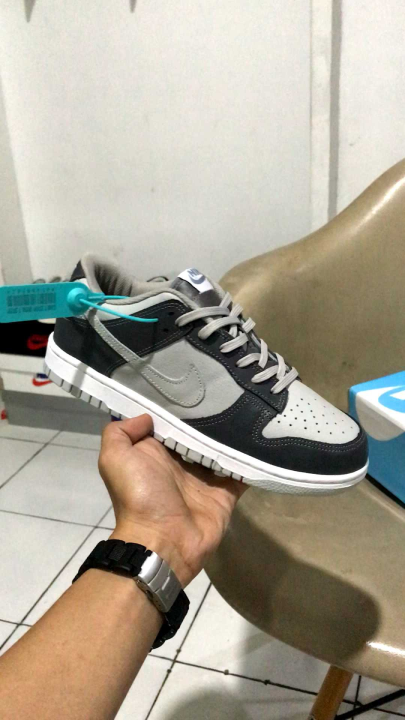 Sepatu Nik Sb dunk low pro Two Tone Grey import A | Lazada Indonesia
