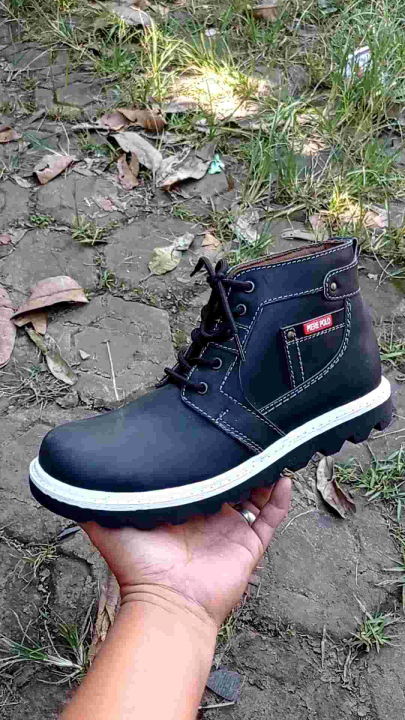 SEPATU BOT KULIT PRIA KASUAL | Lazada Indonesia