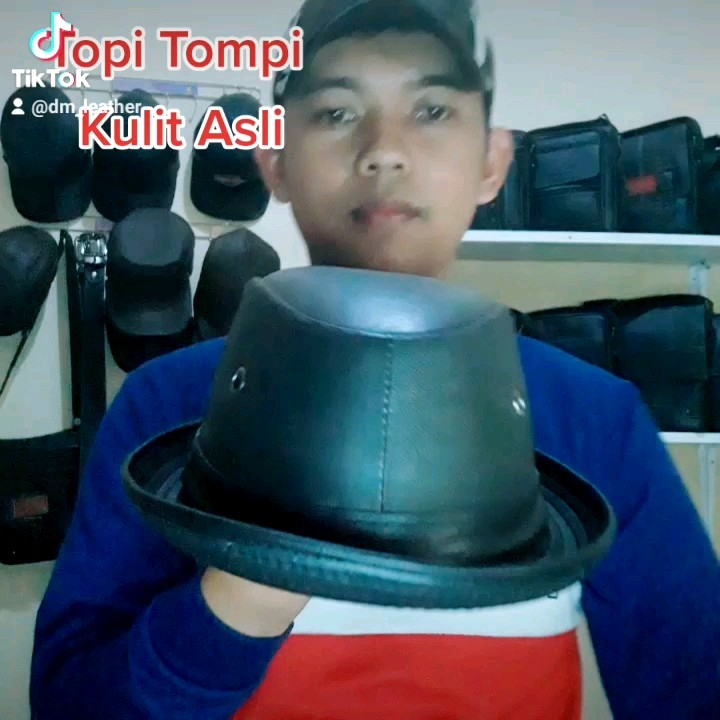 Topi Tompi Kulit Sapi Laken Ukuran Kepala Dewasa | Lazada Indonesia
