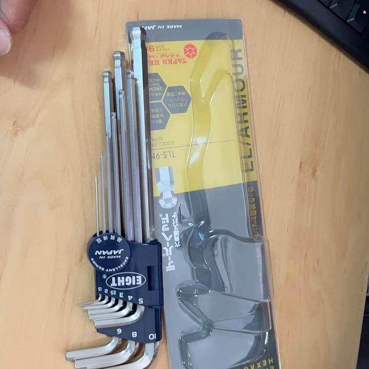 Bộ Lục Giác Bi Nhật Eight Tls 9n 9 Cây 1 5 10mm Lazada Vn
