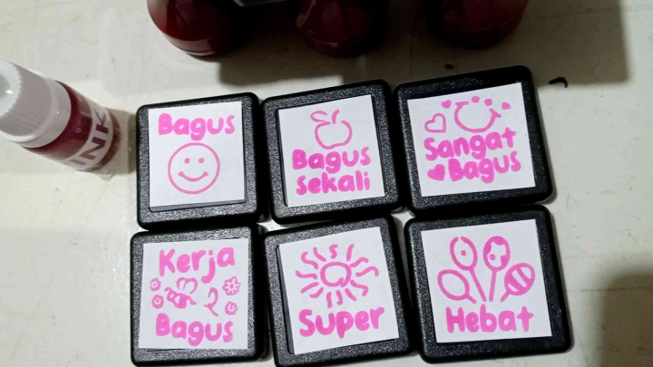Stempel Reward Set. Indo, Stempel Penilaian Guru Paud,TK, SD stempel ...