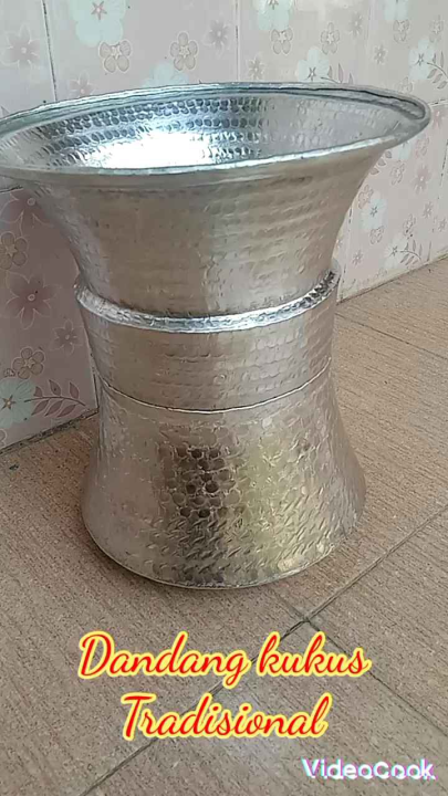 Dandang dangdang kukus nasi tradisional aluminium motif tebal ukuran mini jumbo 20 22 24 26 28 ...