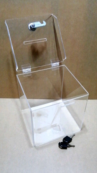 Acrylic TipBox with Lock & Key | Lazada PH