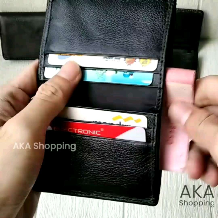 [DK DKLD) Dompet Kartu Dompet Mini Card Holder ATM Kulit Sapi | Lazada ...