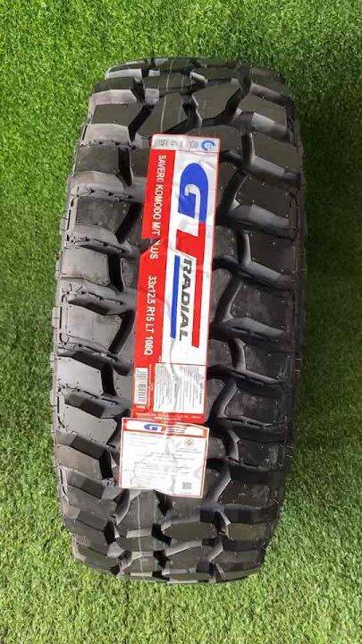 33x12.50 R15 GT RADIAL รุ่น KOMODO M/T PLUS ผ้าใบ6 ชั้น ยางออฟโรด ...