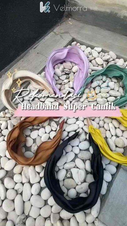 Bando Korea Headband Chabelle Layer by Velmorra | Lazada Indonesia