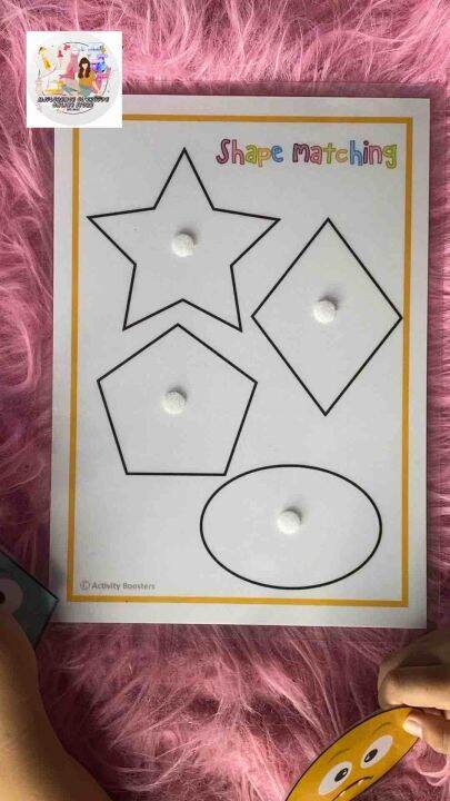 busy book shape shadow matching | Lazada PH