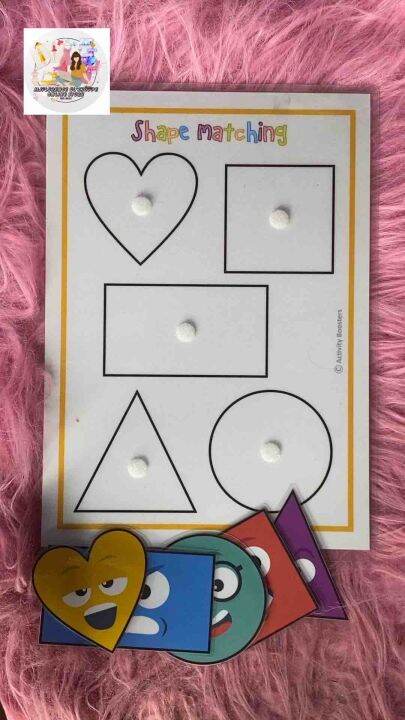 busy book shape shadow matching | Lazada PH