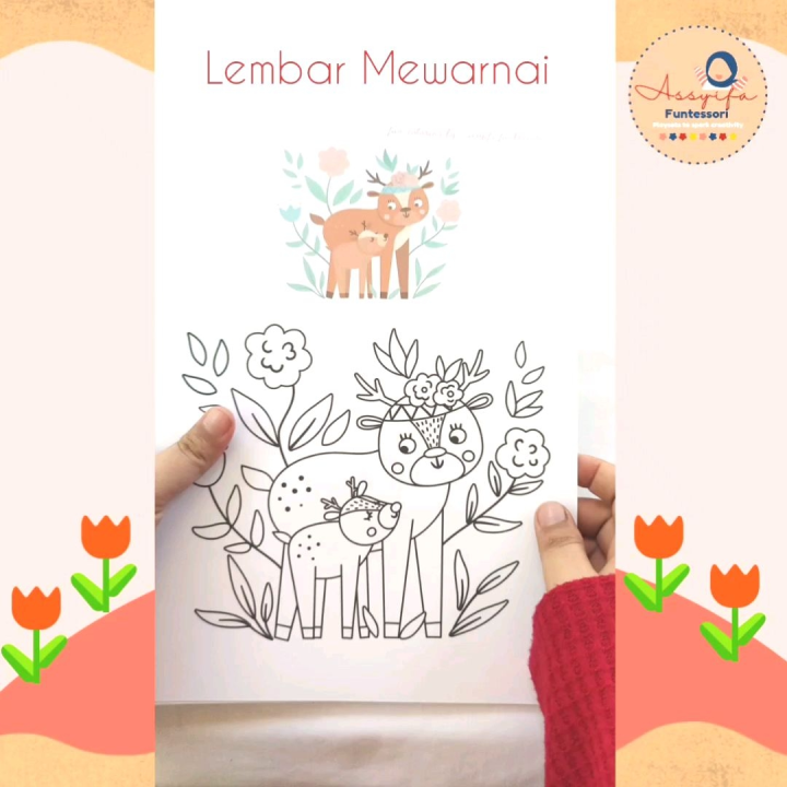 Aktivitas Mewarnai | Lembar Mewarnai A4 Kertas BC Manila | Coloring ...