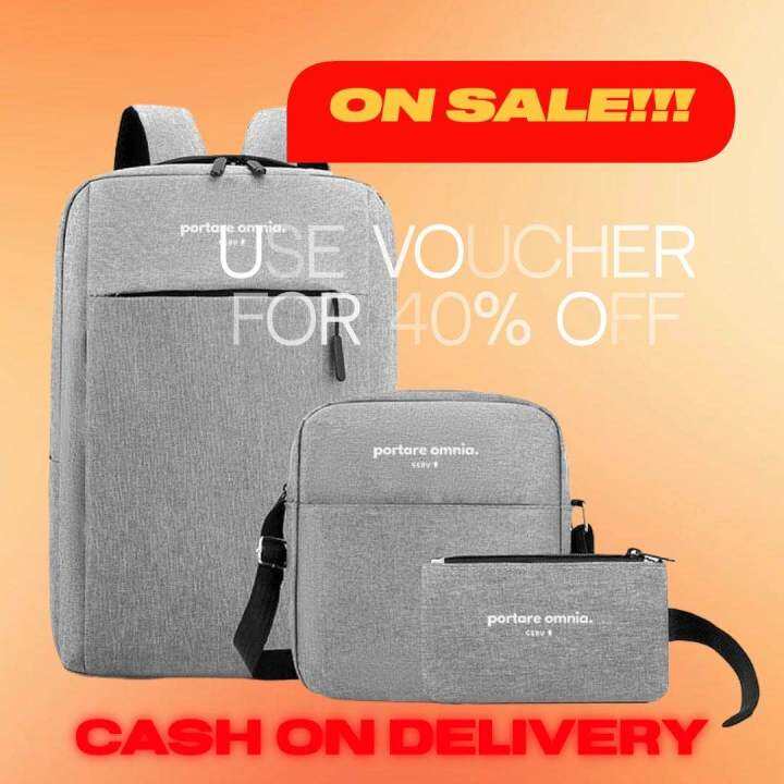 Gray Water Proof Minimal Laptop Bag for all ages | Lazada PH