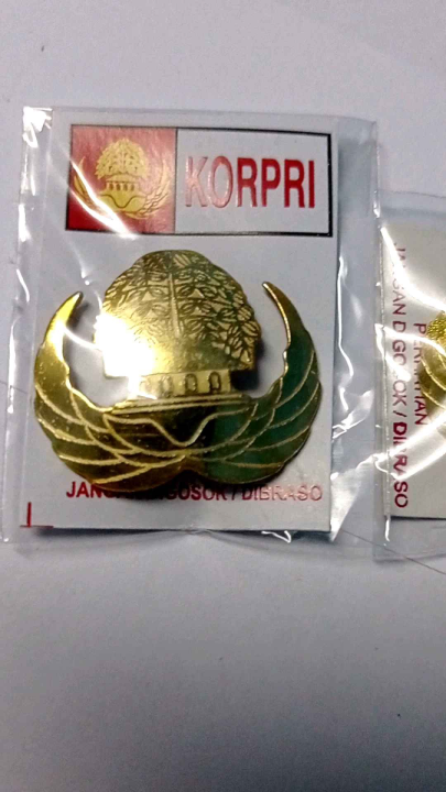 Pin Korpri Gold Peniti 3cm dan 2,5cm Kuningan | Lazada Indonesia