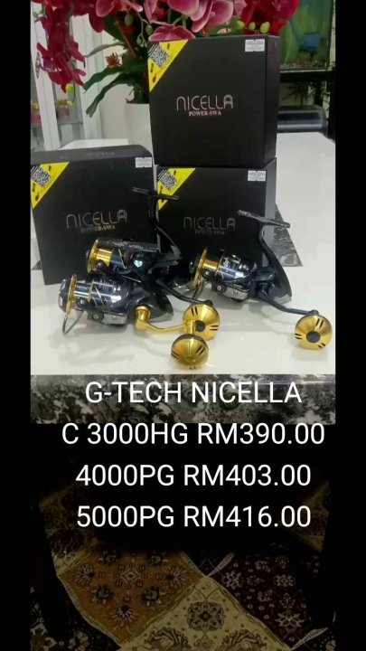 G-TECH NICELLA SW FISHING REEL | Lazada