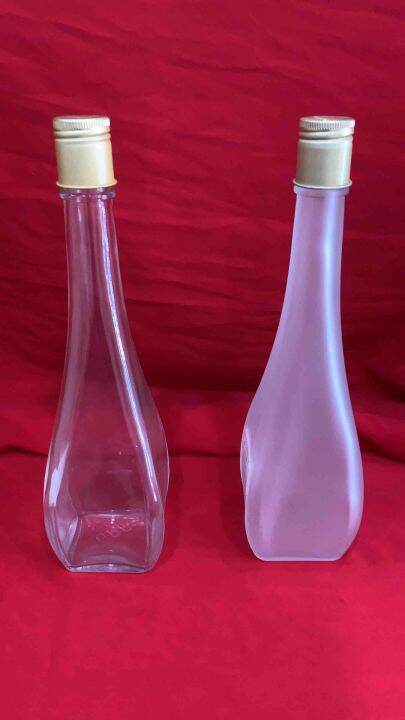 Glass Bottle Long Neck Square / Botol Kaca Madu / Botol Juice 300ml ...