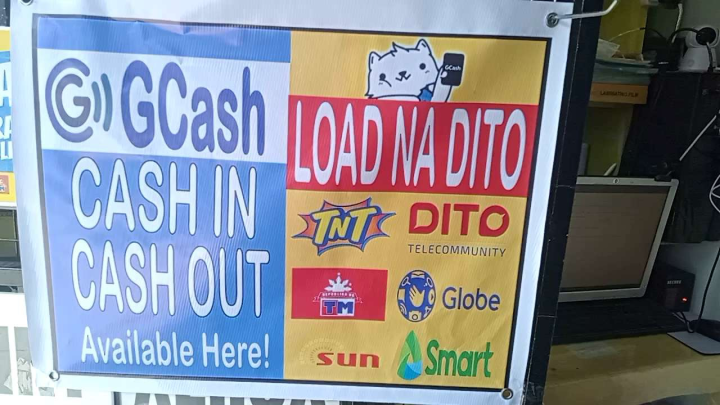 2n1 Gcash cash in/out & Eloading Tarpulin(18x24)tarp gcash | Lazada PH