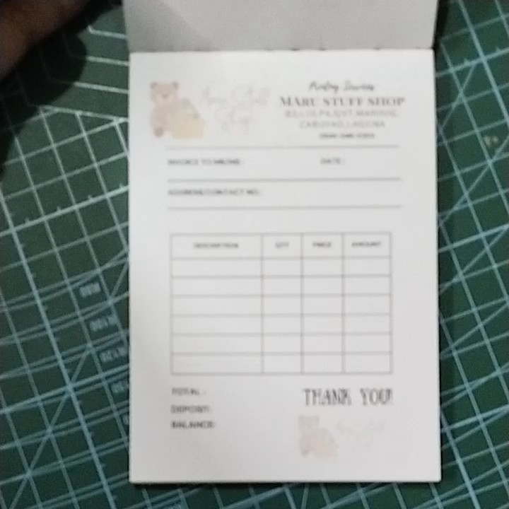 Customized Receipt acknowledgement Non BIR / Invoice FREE LAYOUT (SEND ...