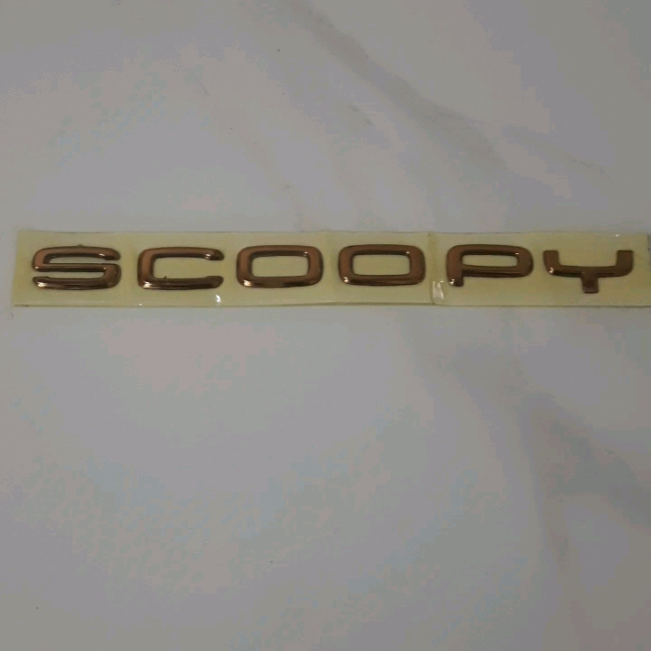 LOGO EMBLEM SCOOPY NEW 2021-2023 WARNA GOLD ORIGINAL | Lazada Indonesia