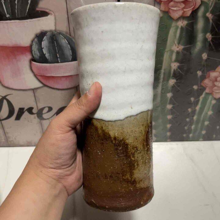 Brand New Branded Rustic Cracked Stoneware Wide-mouth Jar - Japan ...