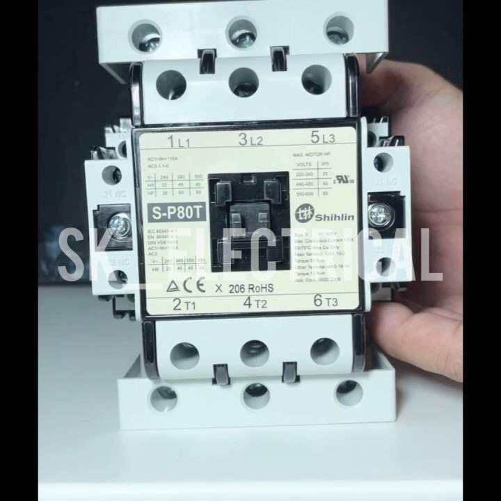 SHIHLIN SP80T Magnetic Contactor Made in Taiwan | sk electrical | Lazada PH