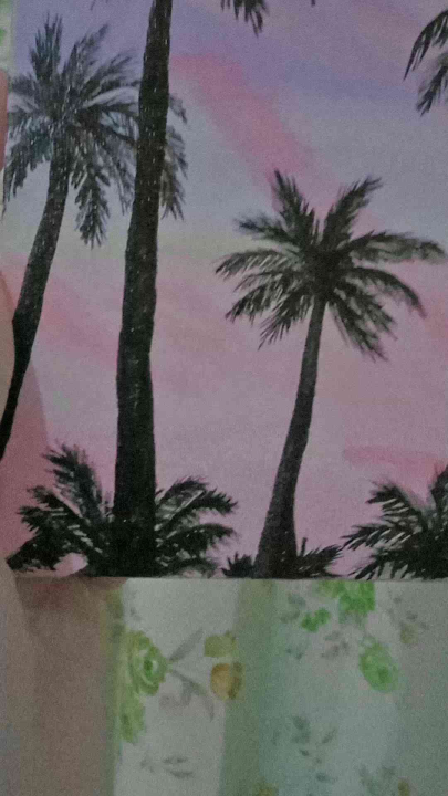 Lukisan Kanvas Motif Pohon Kelapa Aesthetic | Lazada Indonesia