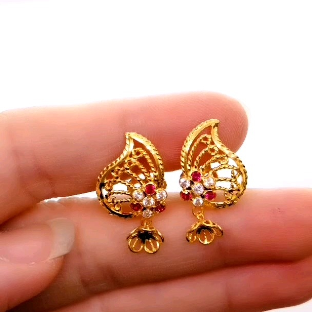 Subang Gantung Skru Design Indian 3.43G Emas 916 Yon Hing | Lazada