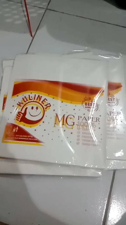 Kertas MG paper KFC McD Kebab Burger / kertas Nasi | Lazada Indonesia