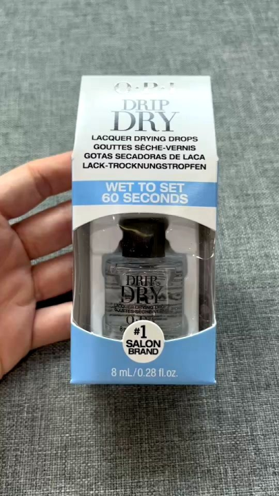 OPI Drip Dry lacquer Drying Drop wet to set 60 second 8ml เล็บแห้งไว ยา ...