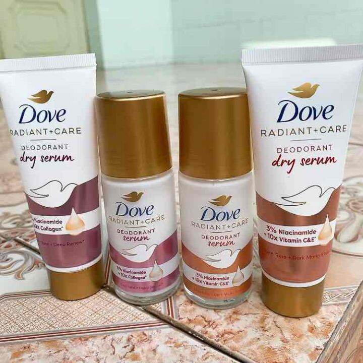 Kem khử mùi Dove [HCM] Sáng da thu nhỏ lỗ chân lông Lăn khử mùi Dove Serum 40ml/45ml | Lazada.vn