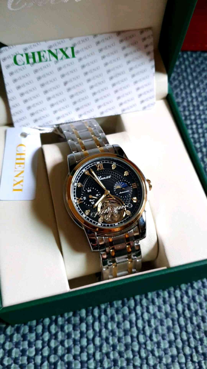 นาฬิกาแบรนด์ CHENXI 8870 Auto Series นาฬิกากลไกอัตโนมัติ | Lazada.co.th