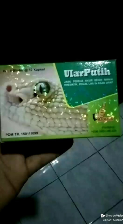 solusi sendi parah{obat ular putih.}(ASLI)ISI 40 kapsul | Lazada Indonesia