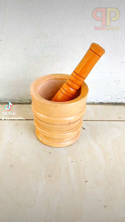 LUMPANG KAYU KECIL ALAT TUMBUK KAYU KECIL BAHAN KAYU MURAH | Lazada ...