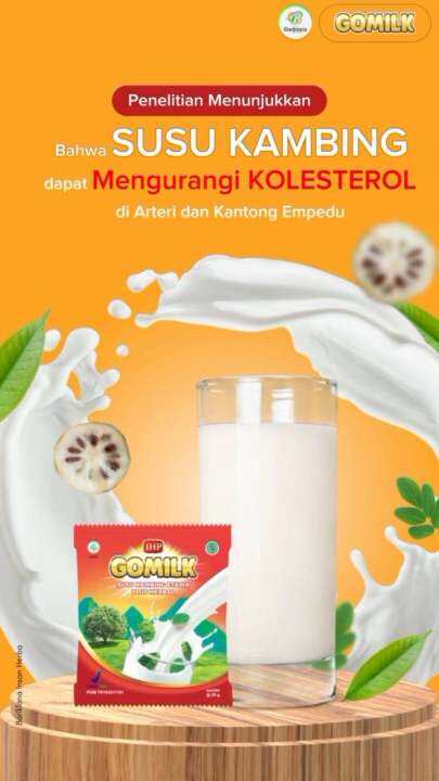 Susu Kambing GOMILK Kemasan Ekonomis Isi 40 SACHET | Lazada Indonesia