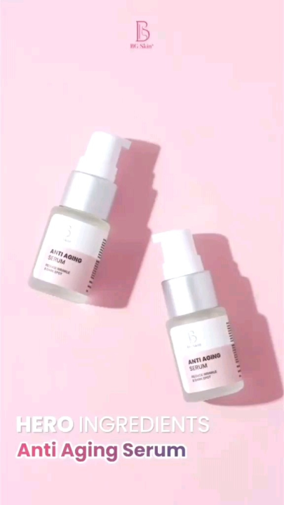SERUM ANTI AGING BG SKIN / BG SKINCARE / BEAUTY GLOW SKINCARE | Lazada ...