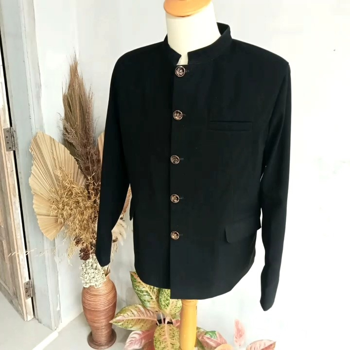 Jasko Santri/Jas Mandarin jetblack/Jas Resepsi | Lazada Indonesia