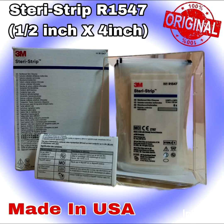 Steri-Strip R1547 1/2inch X 4inch (Sold Per pack) | Lazada PH