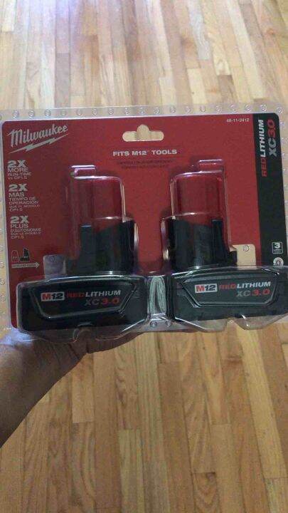 Milwaukee M12 12-Volt Lithium-Ion XC Extended Capacity 3.0 Ah Battery Pack (2-Pack) | Lazada PH
