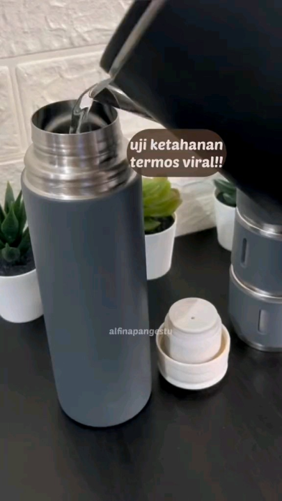 promo spesial termos sultan packing dus 500ml free 3 pcs gelas /termos ...