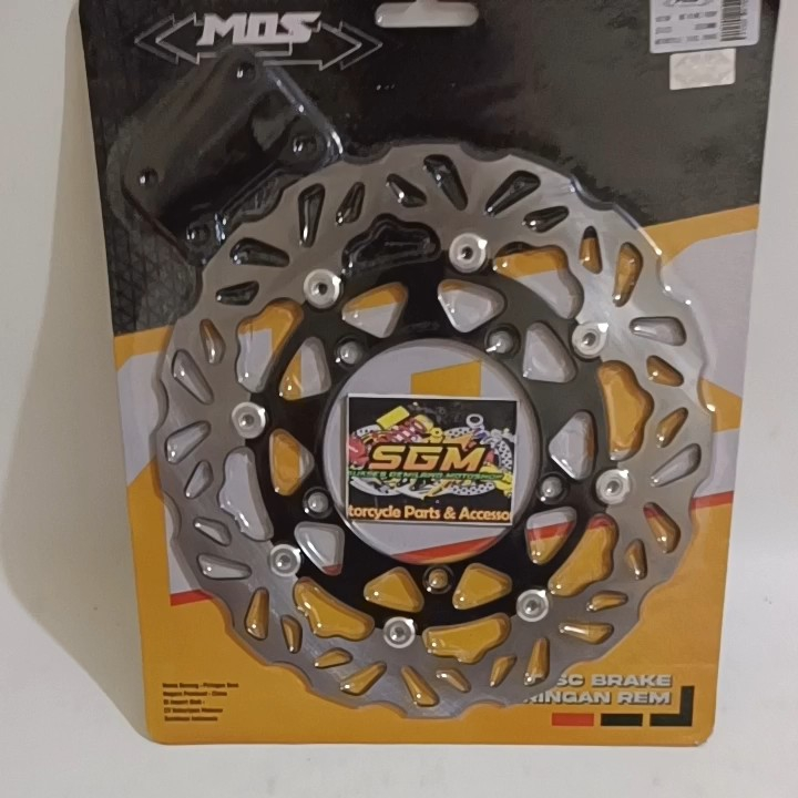 DISC BRAKE MX KING /PIRINGAN CAKRAM DEPAN VARIASI MOS BLACK SERIES MODEL PSM SIZE 300MM PNP MX ...