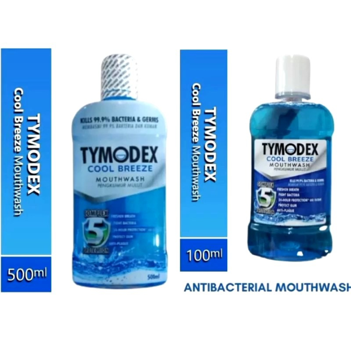 Tymodex Cool Breeze Mouthwash (100ml / 500ml) | Lazada