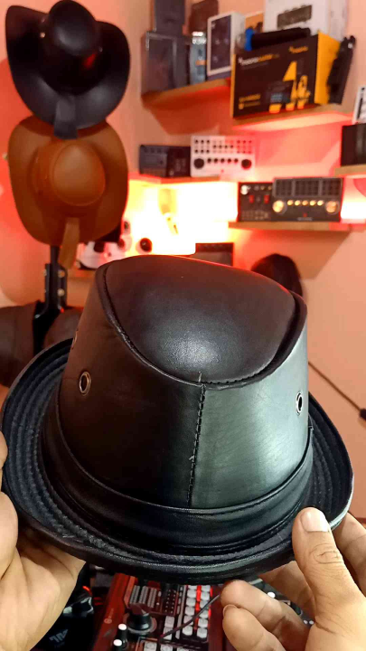 Topi fedora Kulit sapi Model Tompi | Lazada Indonesia