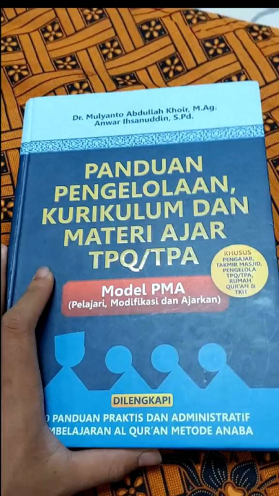 BUKU TPQ PANDUAN PENGELOLAAN KURIKULUM DAN MATERI AJAR TPQ TPA LENGKAP | Lazada Indonesia