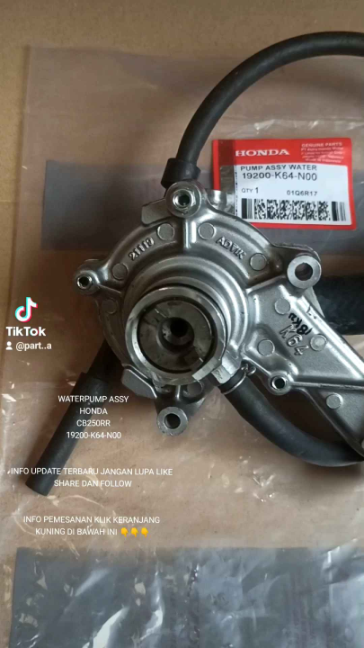 WATERPUMP ASSY HONDA CBR250RR 19200-K64-N01 | Lazada Indonesia