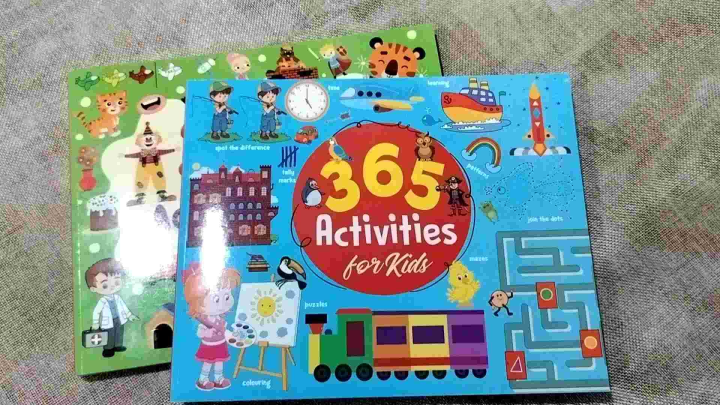 365 Activities Book for Kids / Pre-school Activity Book / Buku Latihan ...