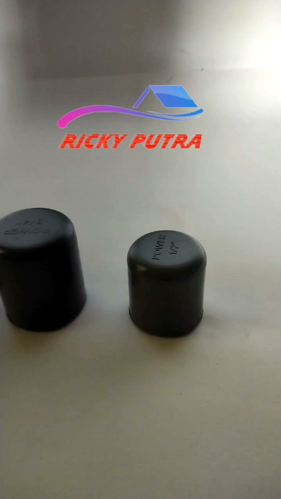 Dop pipa PVC power ukuran 1/2 3/4 1 inci tutup Pralon plastik | Lazada ...