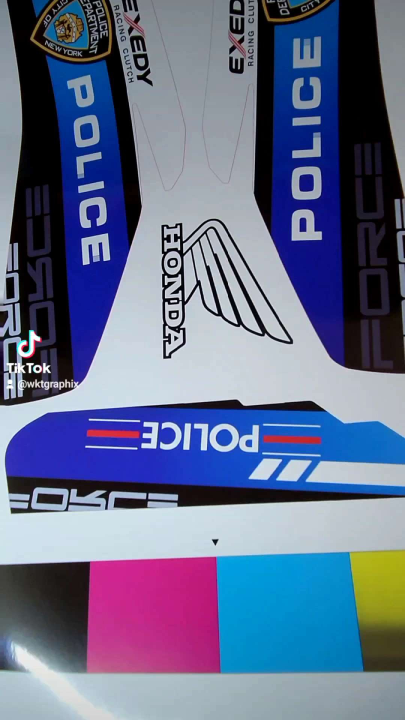 TMX, RUSI, MOTOPOSH, PINOY, SKYGO POLICE DESIGN MOTORCYCLE DECALS ...
