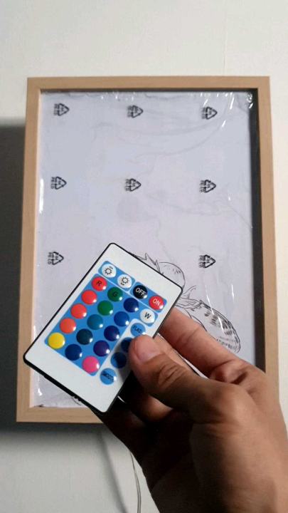 Pigura light painting frame A4 RGB remot | Lazada Indonesia