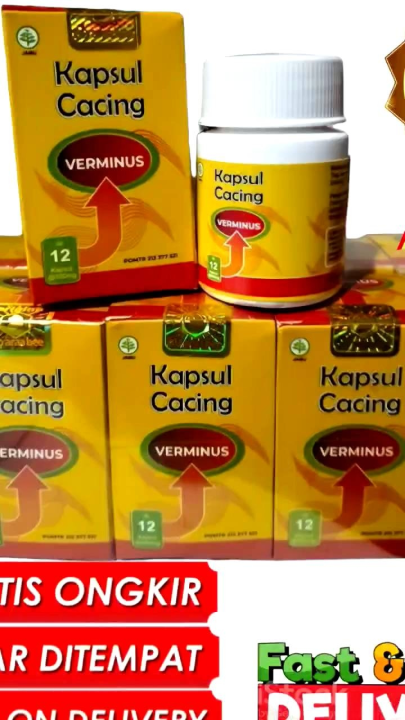 vermin obat cacing tiypes ,demam DBD ekstrak kapsul cacing isi 12 ...