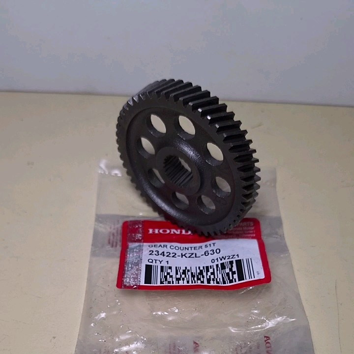 Gigi rasio besar kzl gear counter 51t untuk motor honda beat fi stater ...
