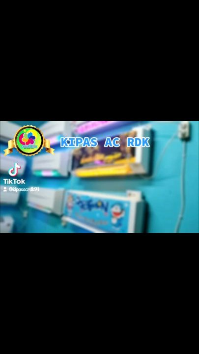 Kipas Angin Model AC Pakai Remote + Lampu LED | Lazada Indonesia