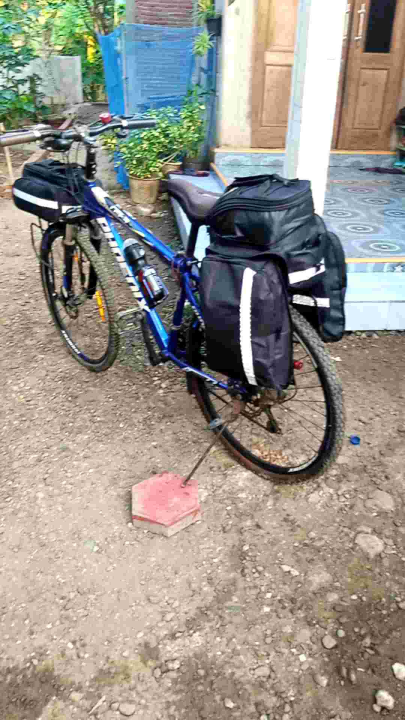 Tas Pannier Sepeda Touring Expand Free Rain Cover | Lazada Indonesia