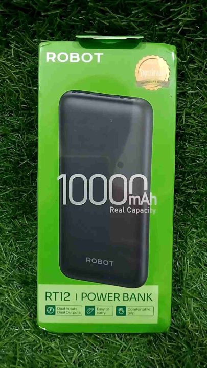 Powerbank robot RT12 10.000mAh Real capacity ori | Lazada Indonesia